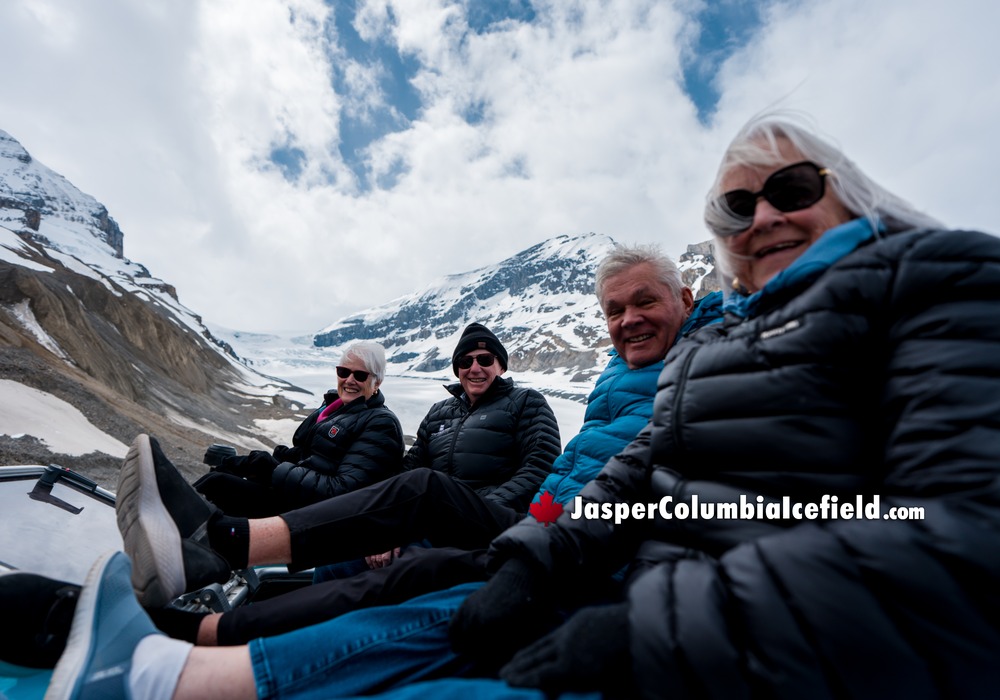 Guests Relaxing on Ice Odyssey Fat Truck Rooftop